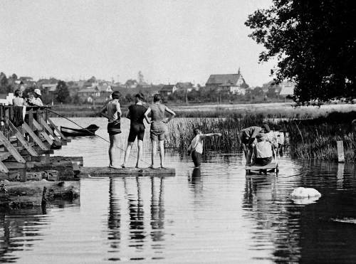 Seattle Now & Then: Green Lake Swimmers | Seattle Now & Then