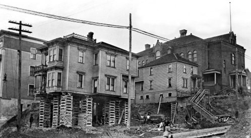 Seattle Now & Then: Upheaval on Spring Street | Seattle Now & Then