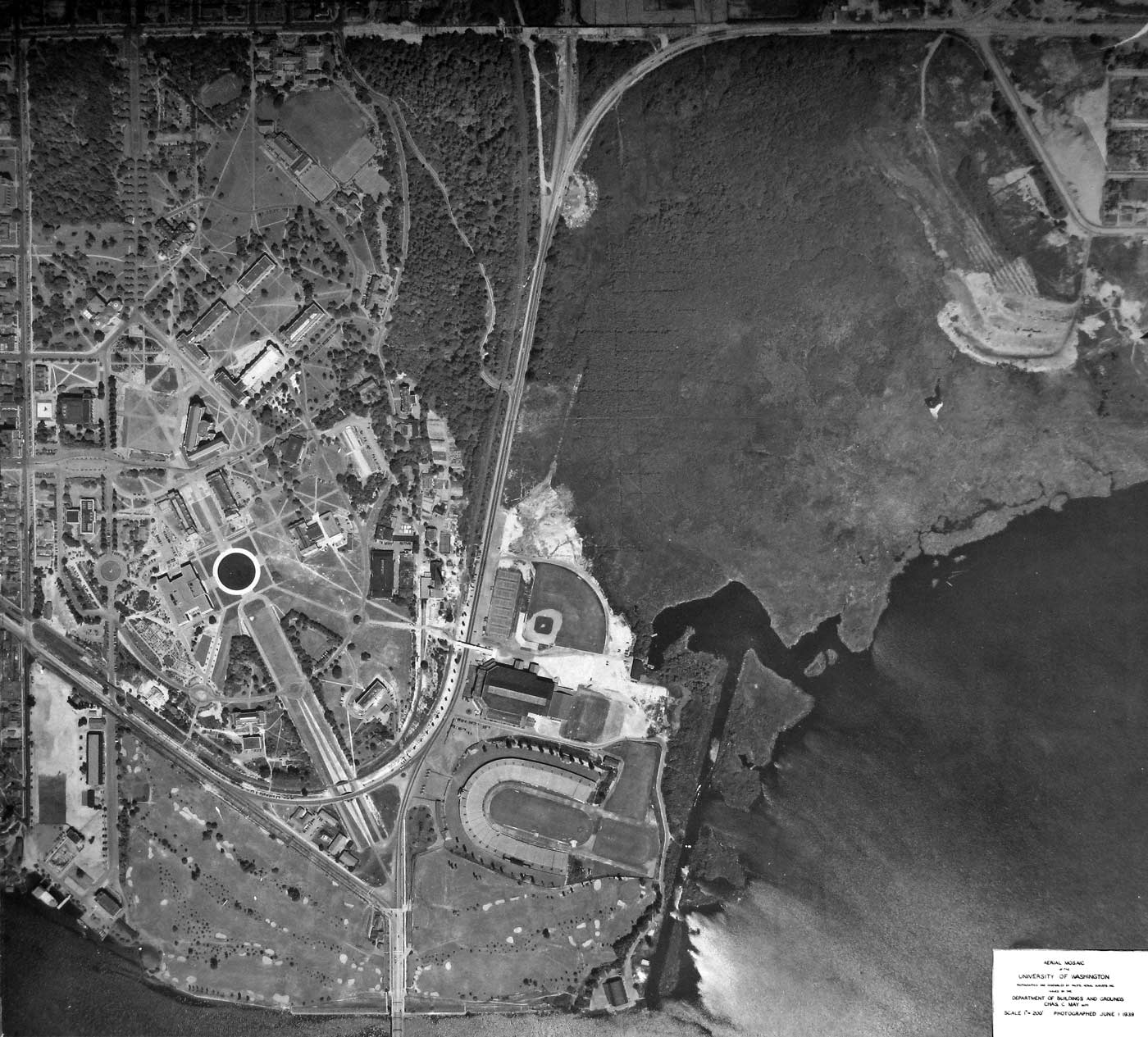 4. UW-&-Union-bay-aerial-June-1939-WEB | Seattle Now & Then