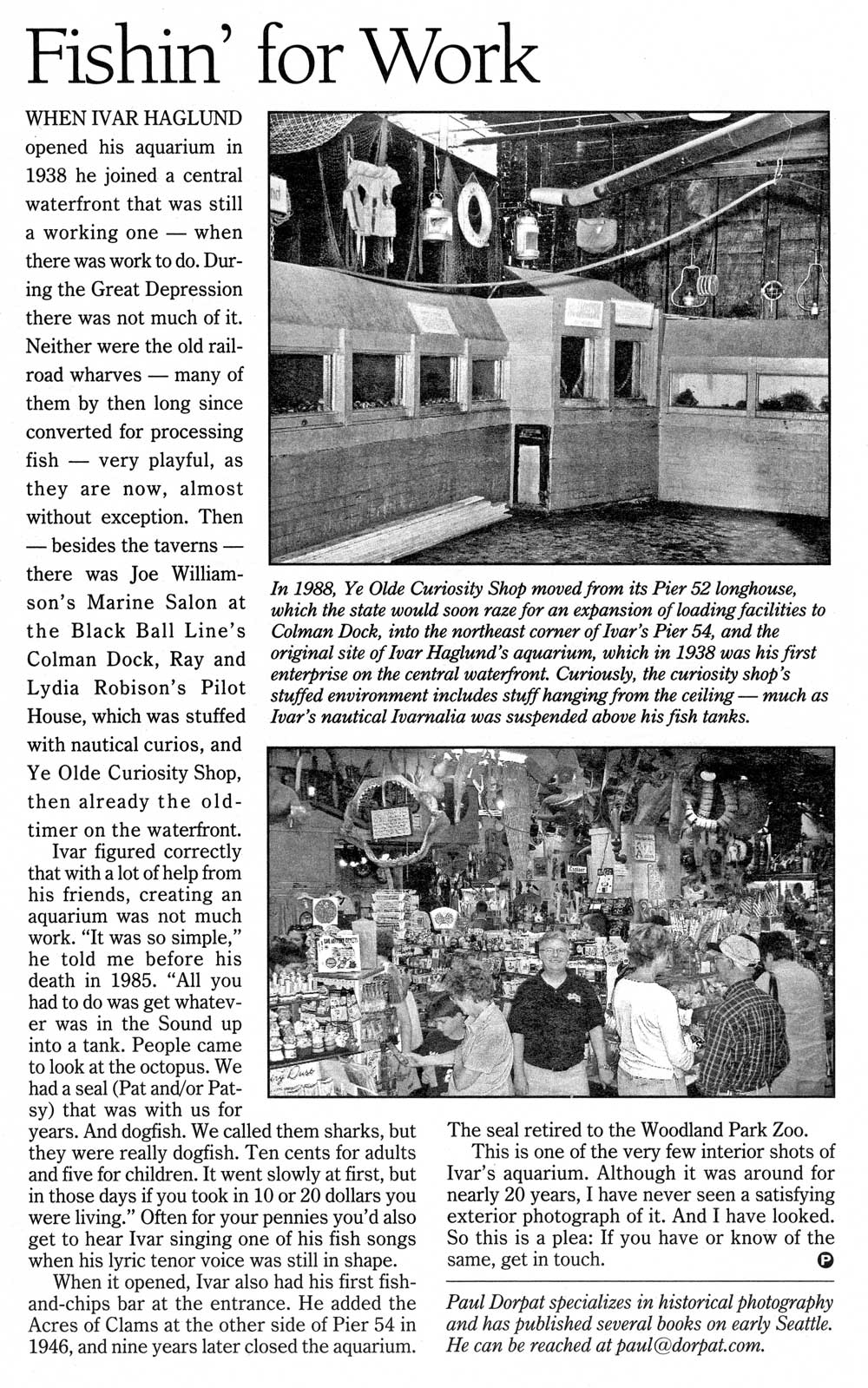 7.-Ivar's-Pier-3-Aquarium,-Sept-12,-2004-web | Seattle Now & Then