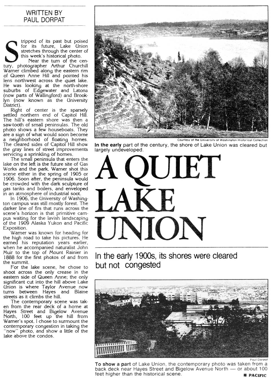 Seattle Now & Then: Lake Union Logs | Seattle Now & Then