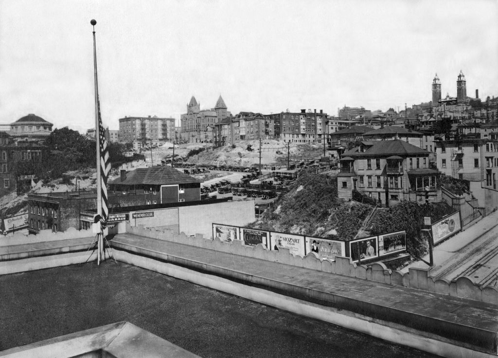 Seattle Now & Then: A look at first hill from the courthouse roof, 1917 ...