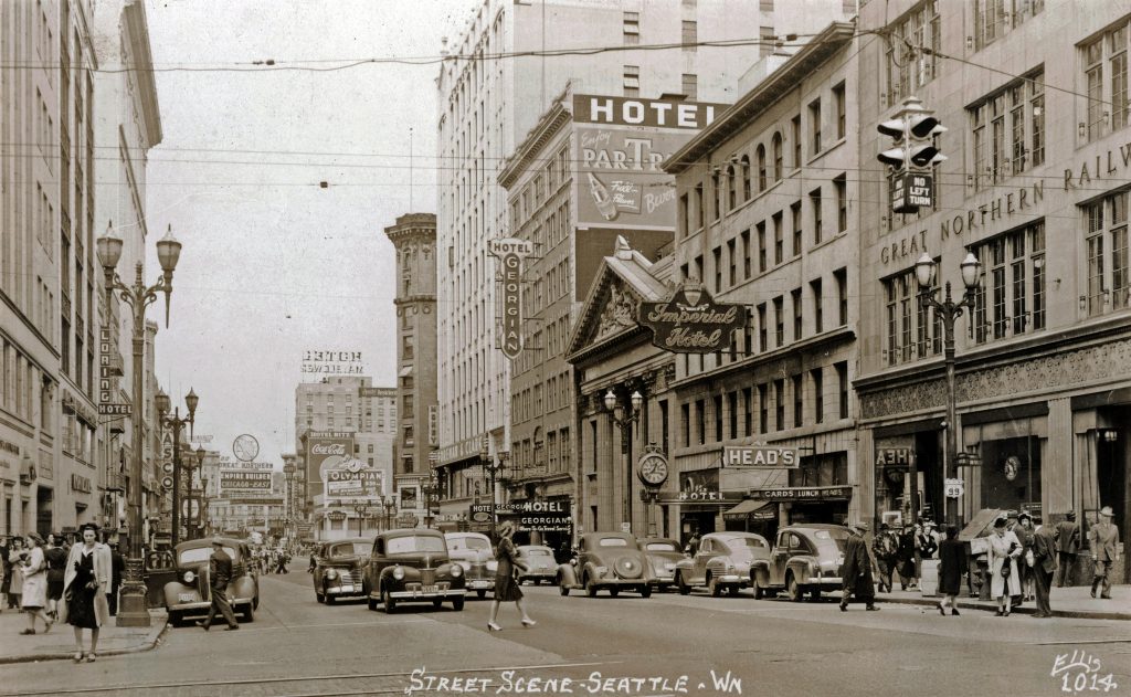 Seattle Now & Then: Fourth and Union, 1942 | Seattle Now & Then