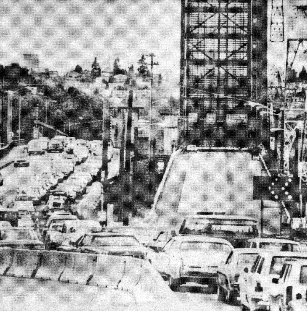 Seattle Now & Then: West Seattle drawbridges, 1978 | Seattle Now & Then