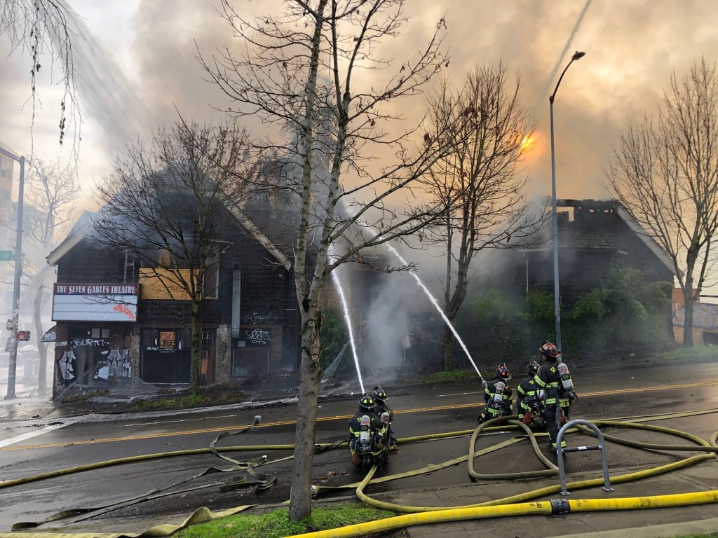 Seven Gables burning… | Seattle Now & Then