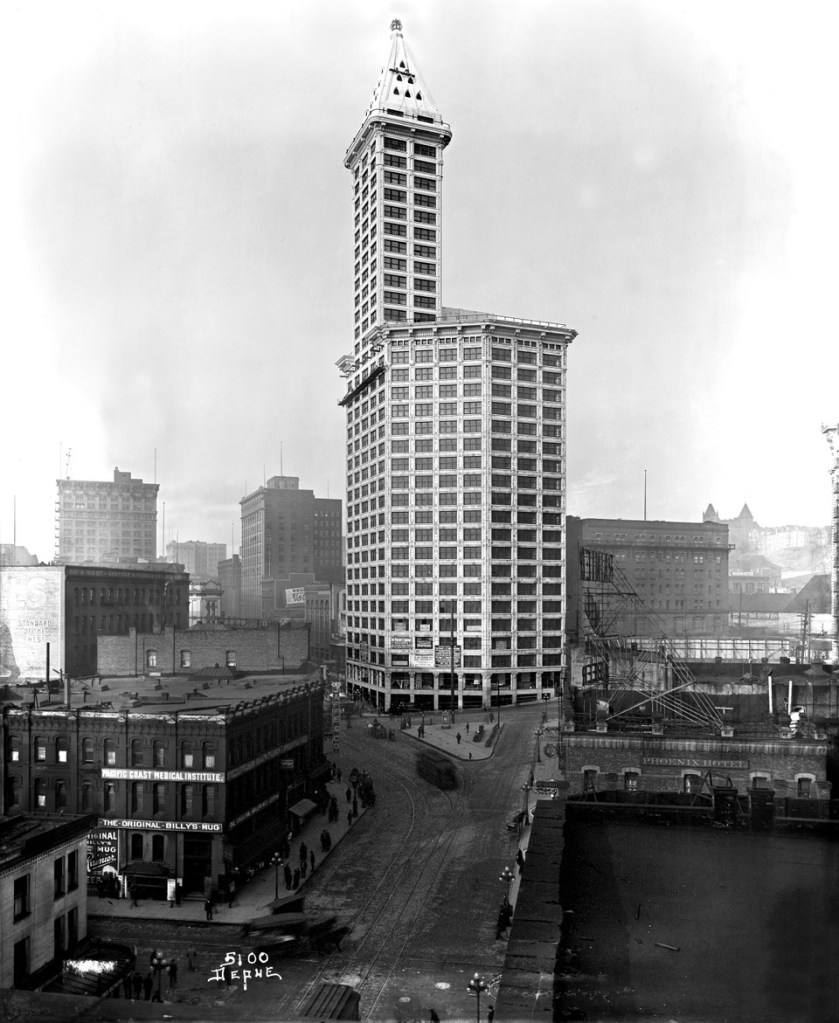 Seattle Now & Then: Smith Tower turns 110 | Seattle Now & Then