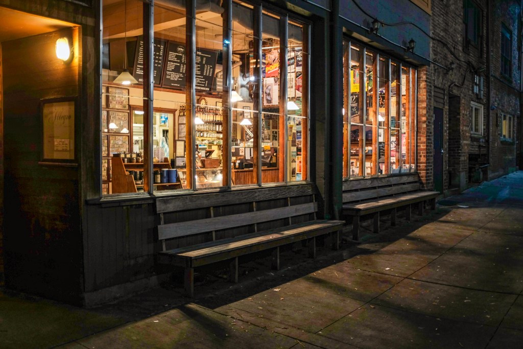 Seattle Now & Then: Cafe Allegro, 1975 | Seattle Now & Then