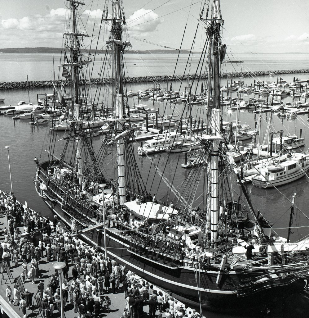 Seattle Now & Then: Bounty replica at Shilshole, 1962 | Seattle Now & Then